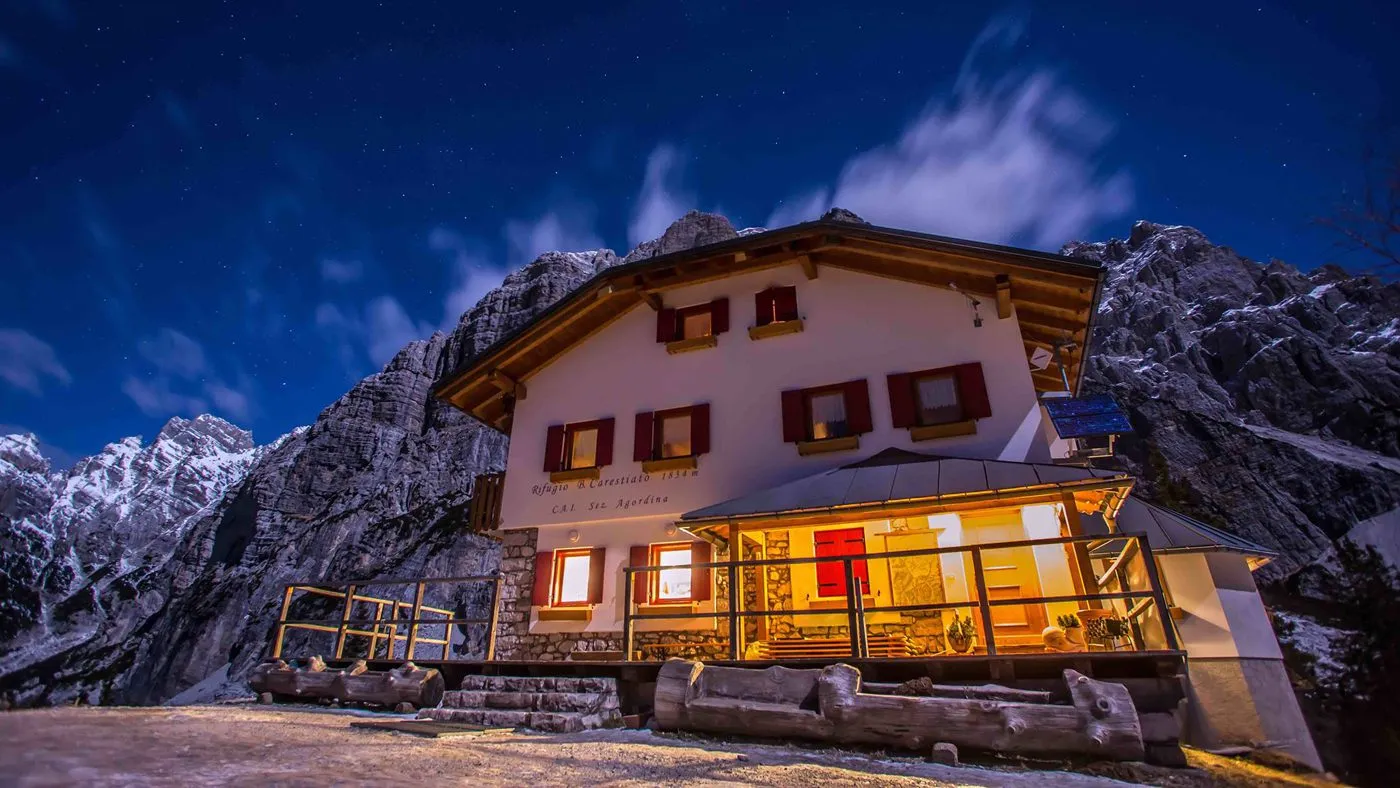 Rifugio Carestiato - Senderismo de refugio a refugio en los Dolomitas